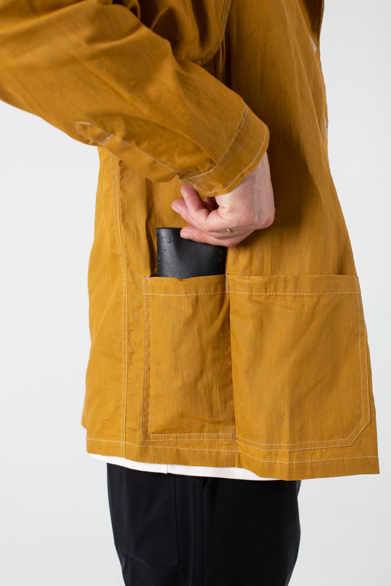 Wax Cotton Overshirt Men